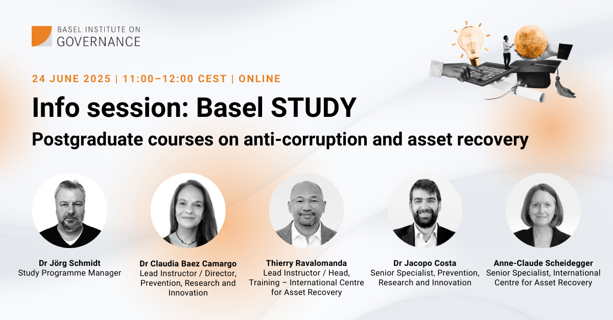 Basel STUDY | Basel Institute on Governance